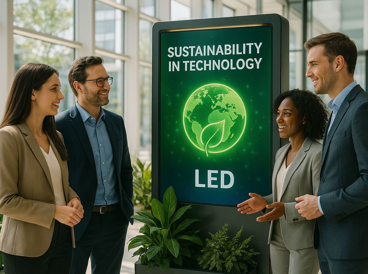 Sustainability in digital signage & AV technologies
